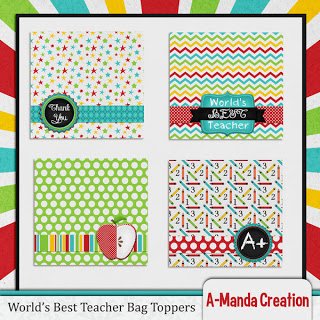 Teacher Appreciation Printable Gift ideas Bag Toppers – Amanda Creation