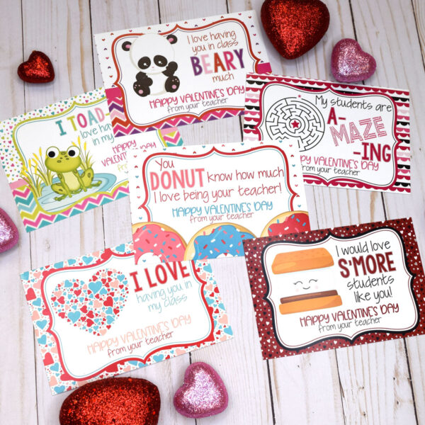 Teacher Valentines for Students – Amanda Creation