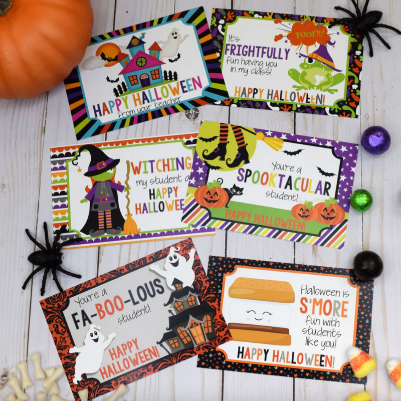 Halloween Postcards Teacher – Amanda Creation