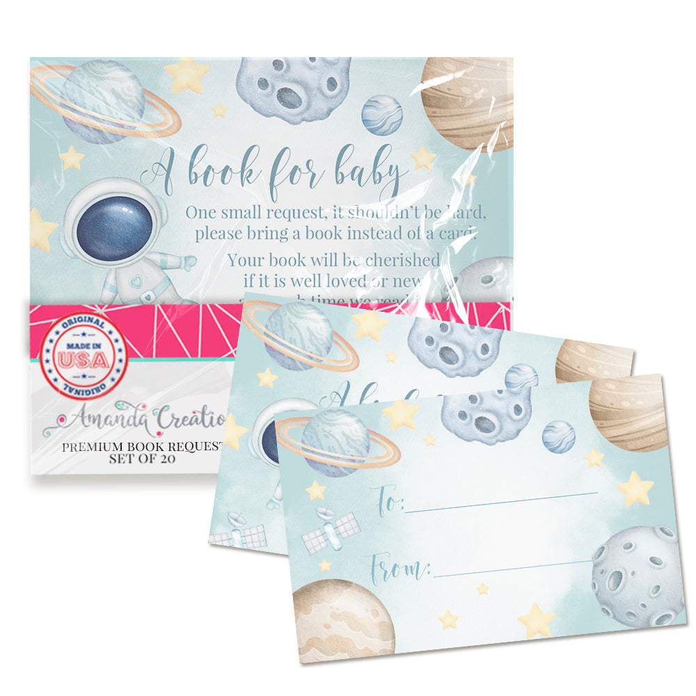 Outer Space Bring a Book Cards – Amanda Creation