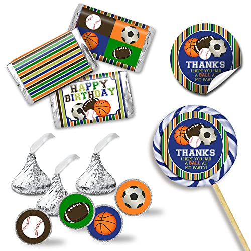 All Star Sports Birthday Party Sticker Bundle – Amanda Creation