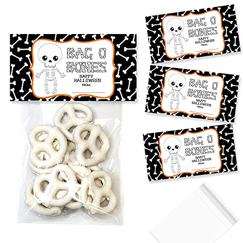 Skeleton Bag O' Bones Halloween Bag Toppers – Amanda Creation
