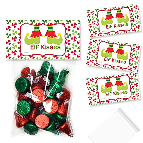 Elf Kisses Christmas Bag Toppers – Amanda Creation