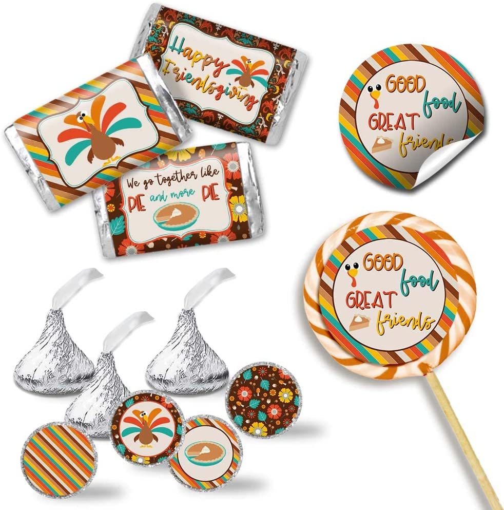 Friendsgiving Thankful For Friends Thanksgiving Sticker Bundle – Amanda ...