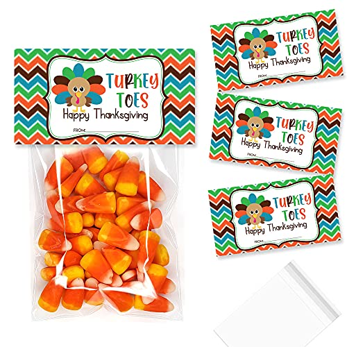 Turkey Toes Thanksgiving Bag Toppers – Amanda Creation