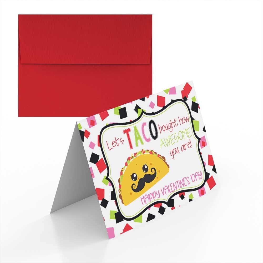 Taco Valentine Folded Card – Amanda Creation