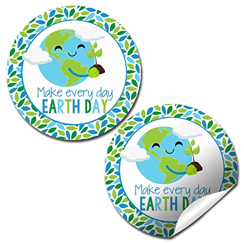 Make Every Day Earth Day Educational Earth Day Stickers – Amanda Creation