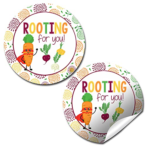 Rooting for You Silly Vegetables Appreciation & Encouragement Stickers ...