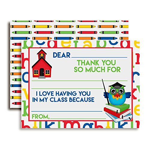 School Teacher Thank You Cards – Amanda Creation