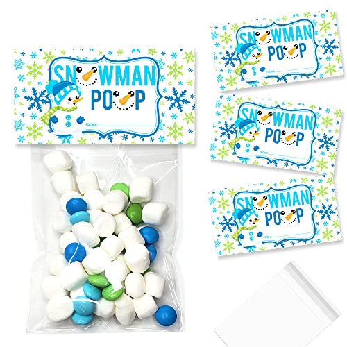 Snowman Poop Winter Bag Toppers – Amanda Creation