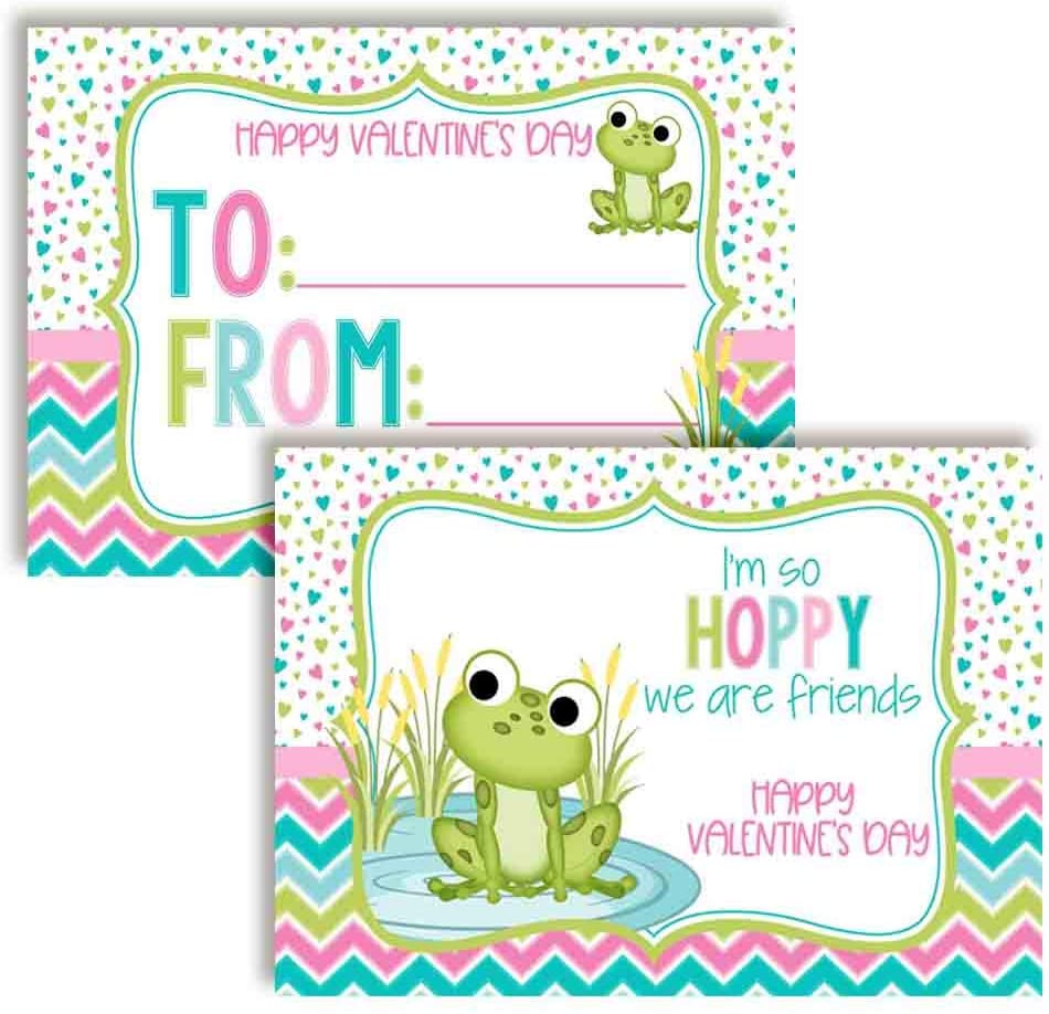 Frog Classroom Valentine Exchange Cards – Amanda Creation