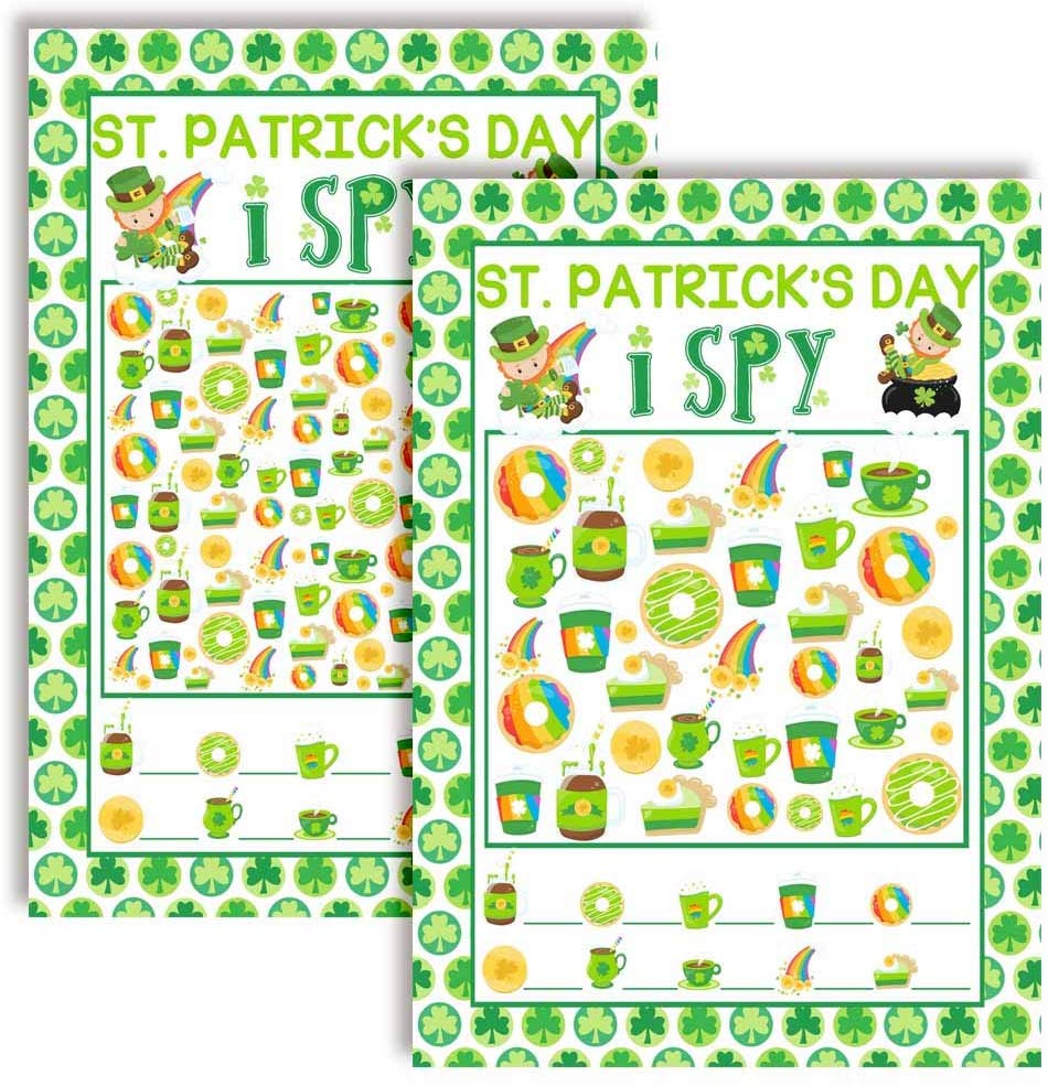 St. Patrick's Day I Spy Game Cards – Amanda Creation