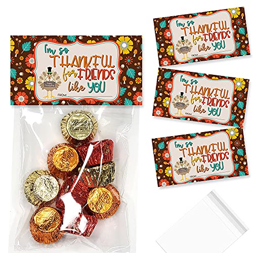 Friendsgiving Thanksgiving Bag Toppers – Amanda Creation