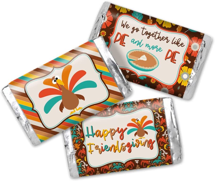 Friendsgiving Mini Candy Bar Wrappers – Amanda Creation