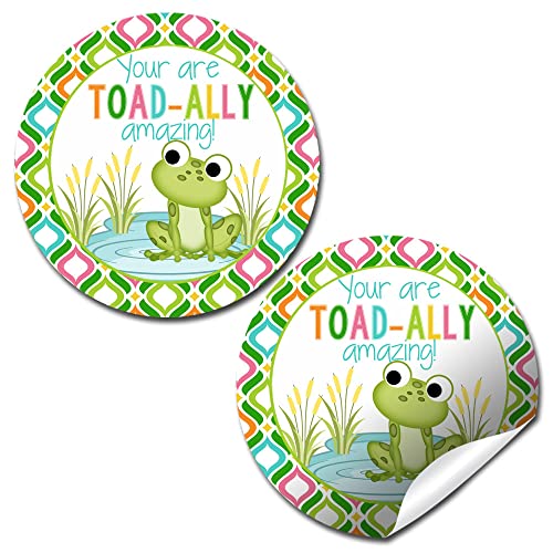 Toad-Ally Amazing Frog Appreciation & Encouragement Stickers for Teach ...
