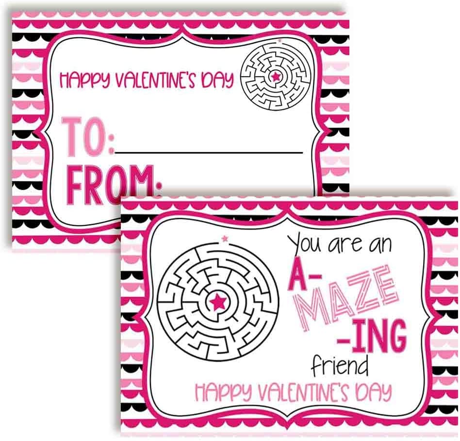 Maze Classroom Classroom Valentine Exchange Cards – Amanda Creation