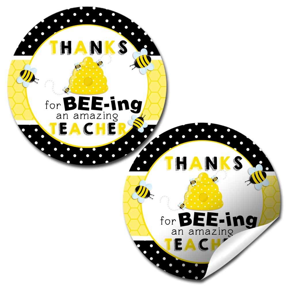 Bumble Bee Teacher Appreciation Stickers – Amanda Creation