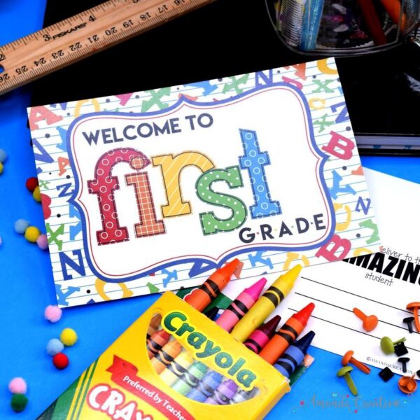 Welcome Back Student Cards – Amanda Creation