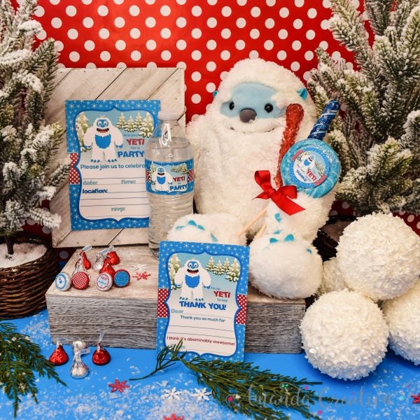 Yeti Party Supplies – Amanda Creation