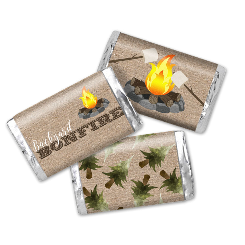 Backyard Bonfire Birthday Mini Candy Bar Wrappers – Amanda Creation