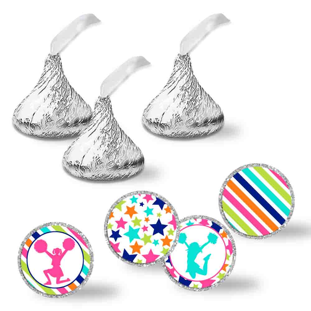2-4-6-8 Cheerleading Birthday Kiss Stickers – Amanda Creation