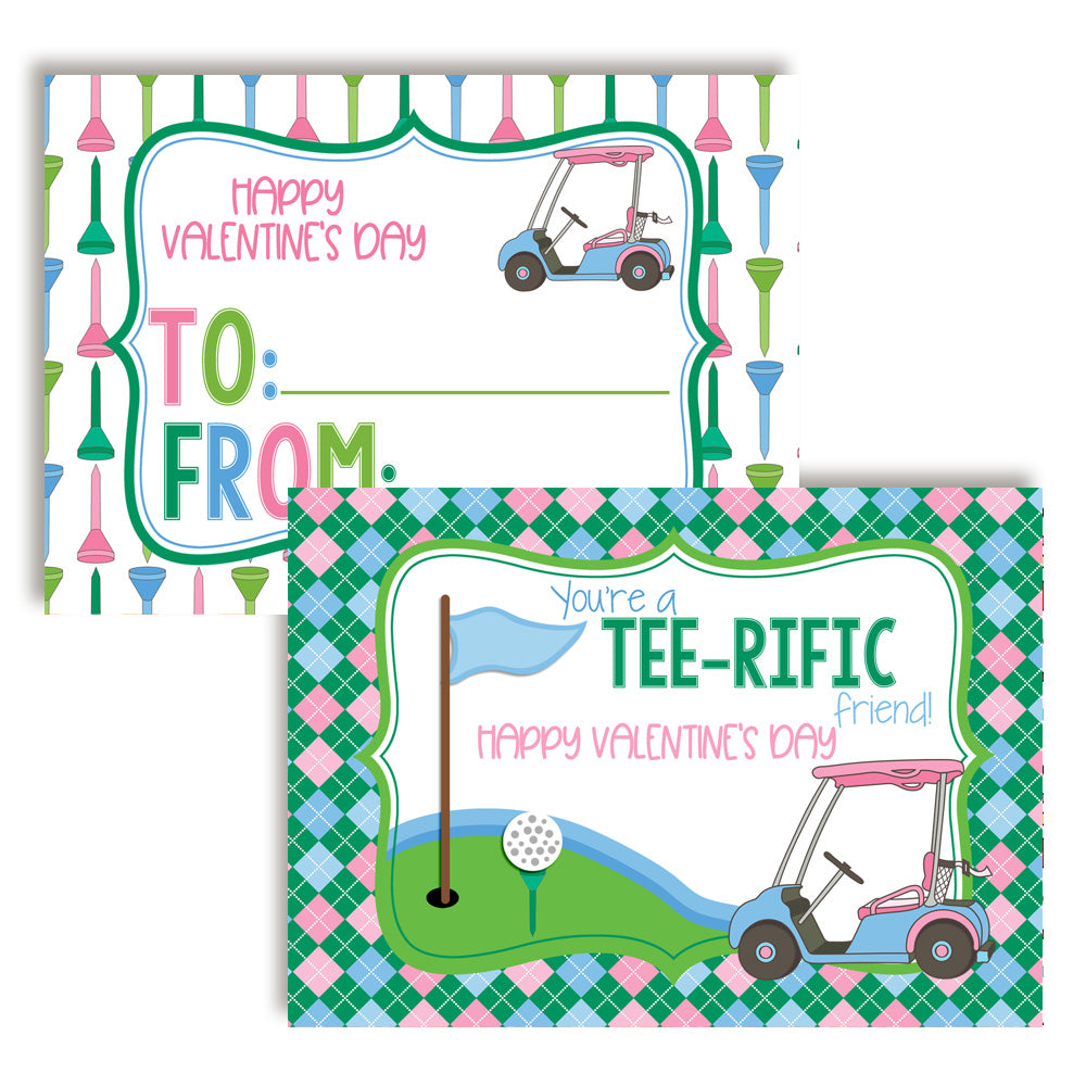 Golf Themed Valentine Classroom Exchange Cards – Amanda Creation