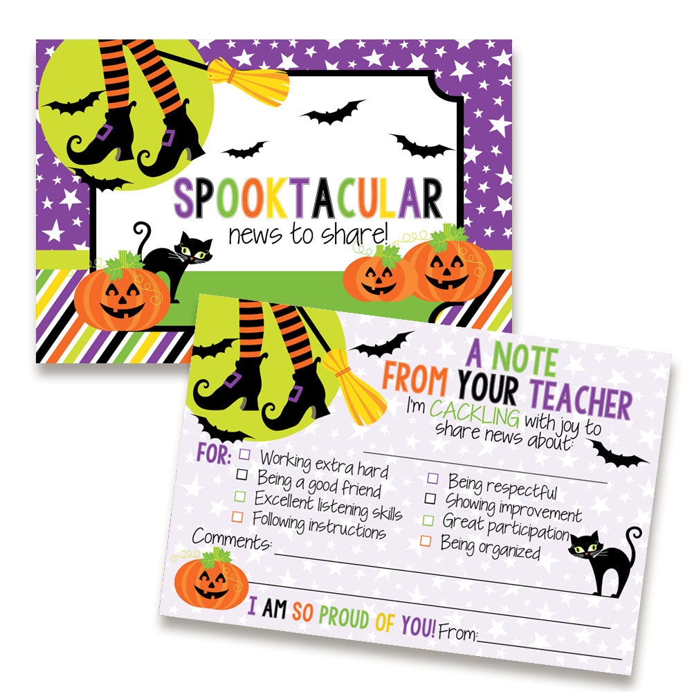 Witches, Bats and Black Cats Teacher Mail for Students – Amanda Creation