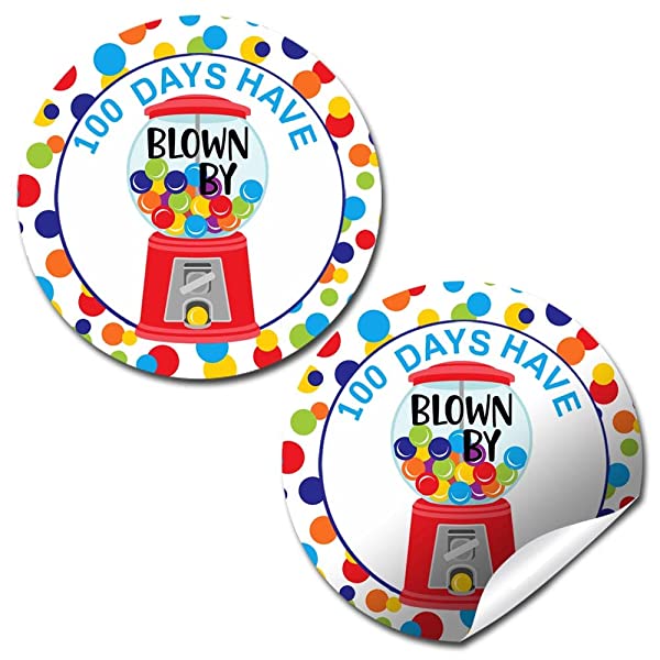 100 Days Have Blown by 100th Day of School Stickers – Amanda Creation