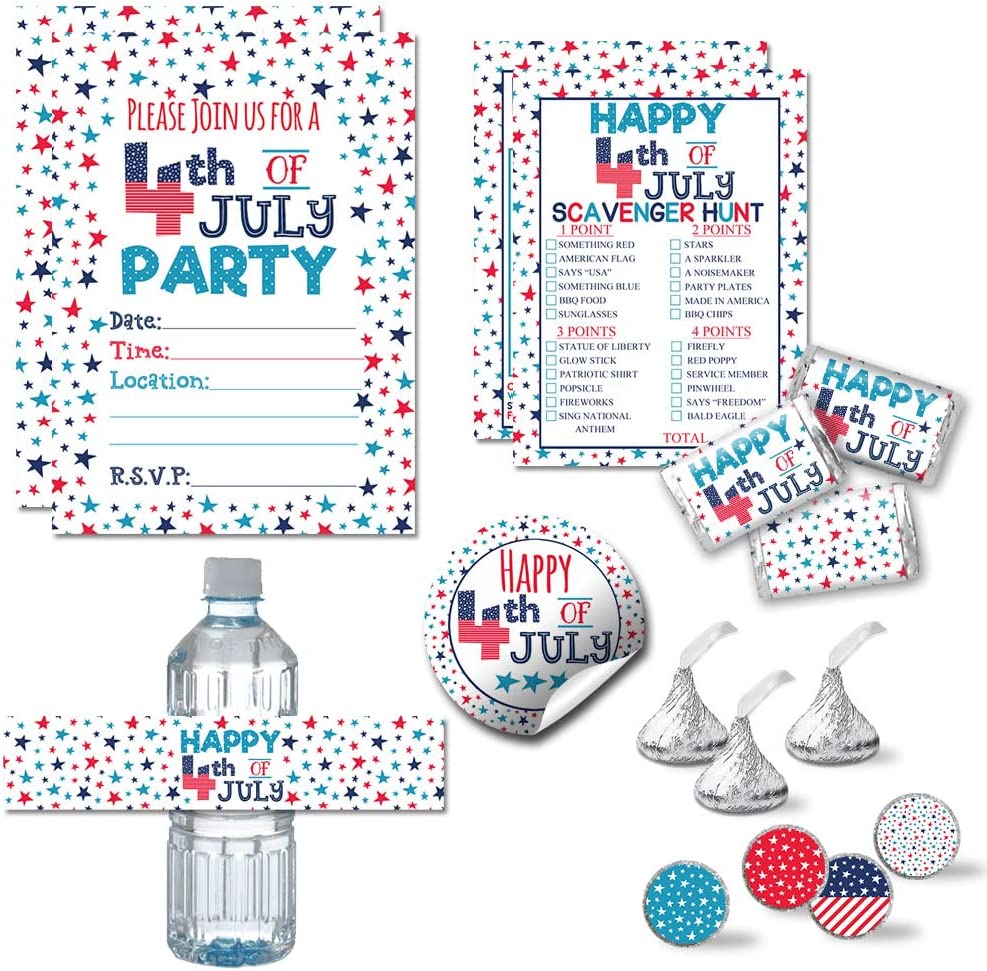 Patriotic 4th of July Party Bundle – Amanda Creation