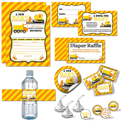 Baby Under Construction Baby Shower Bundle – Amanda Creation