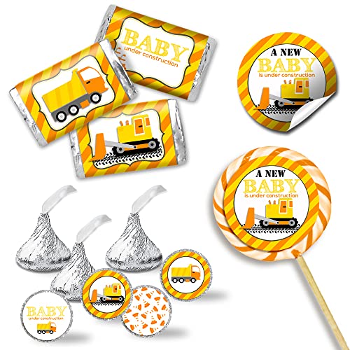 Baby Under Construction Baby Shower Sticker Bundle – Amanda Creation