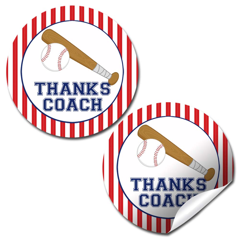 Baseball Team Coach Appreciation Stickers – Amanda Creation