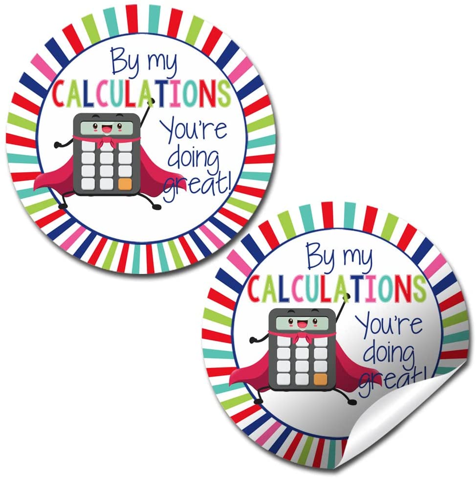 Calculator Doing Great Appreciation & Encouragement Stickers for Teach ...