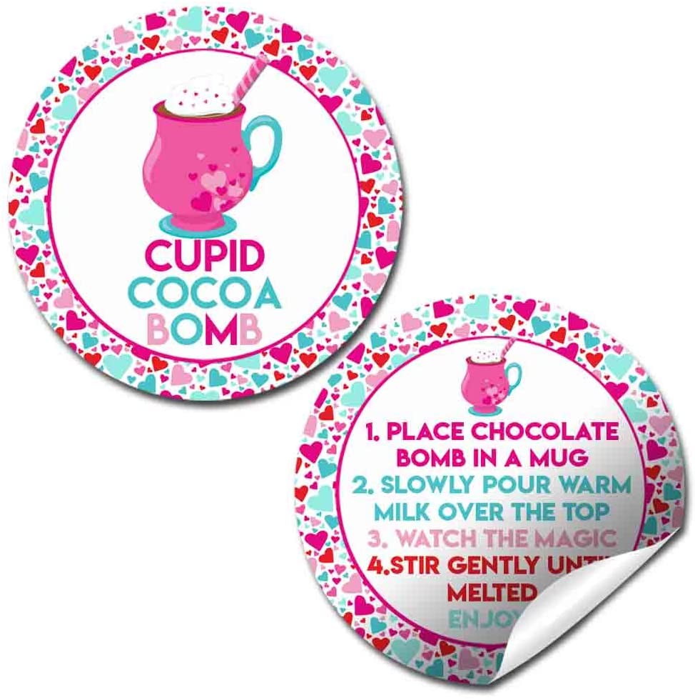 Cupid Valentine Mug Hot Cocoa Bomb Stickers – Amanda Creation