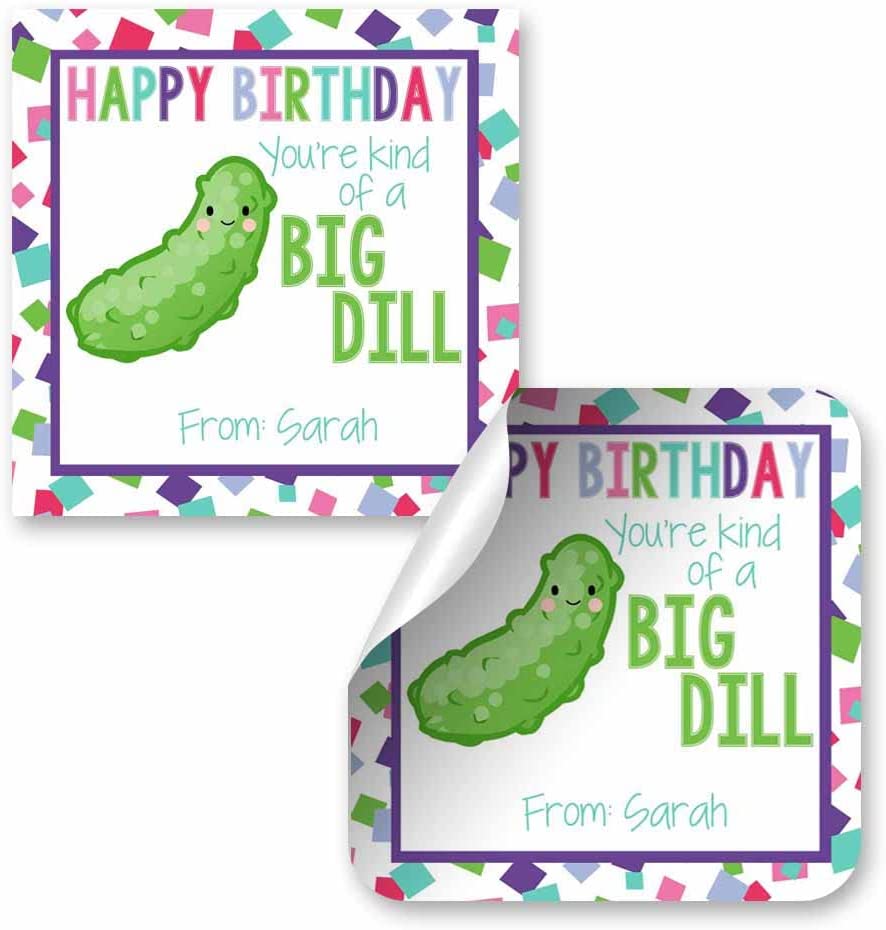 Personalized You're A Big Deal Silly Dill Pickle Happy Birthday Gift T ...