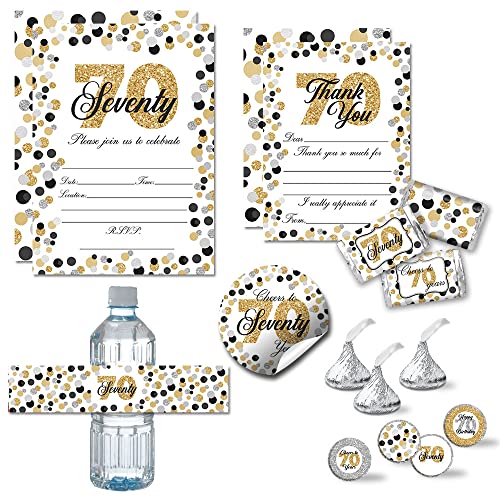 Cheers to 70 Years Milestone Birthday Party Bundle – Amanda Creation