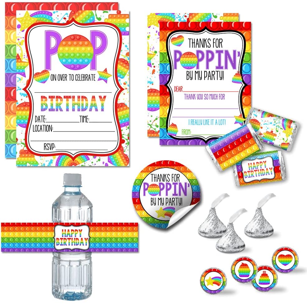 Pop Fidget Toy Birthday Party Bundle – Amanda Creation