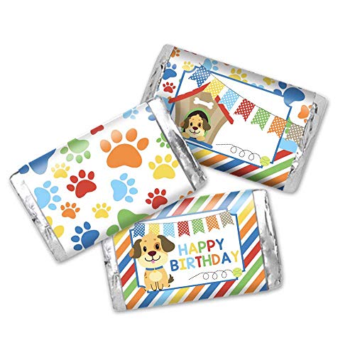 Dog House Puppy Dog Birthday Mini Candy Bar Wrappers – Amanda Creation