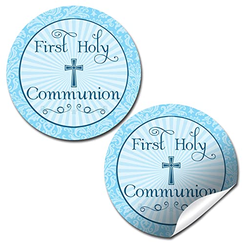 First Holy Communion Party Favor Stickers – Amanda Creation