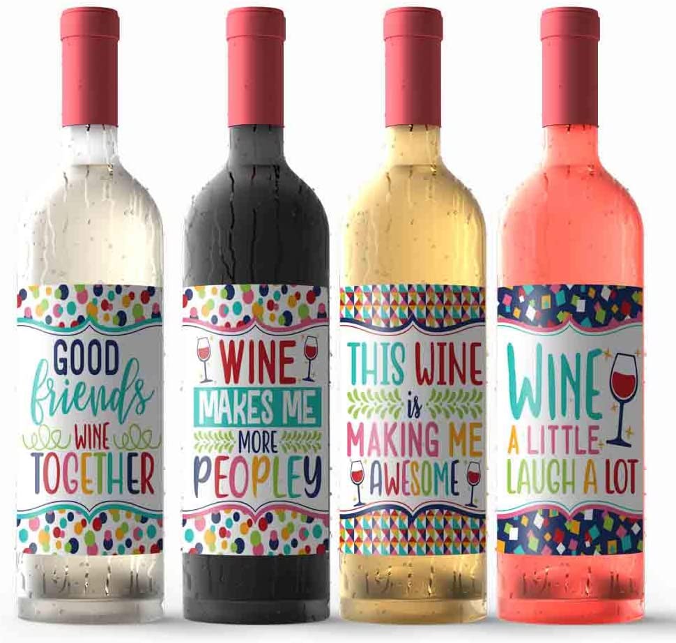 Funny Friendship Wine Bottle Labels – Amanda Creation