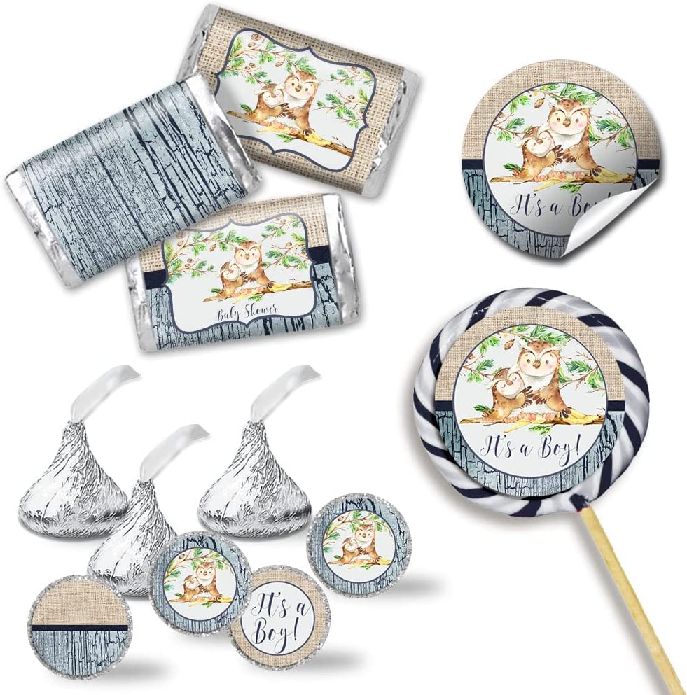 Guess Whooo Owl Baby Shower Sticker Bundle – Amanda Creation