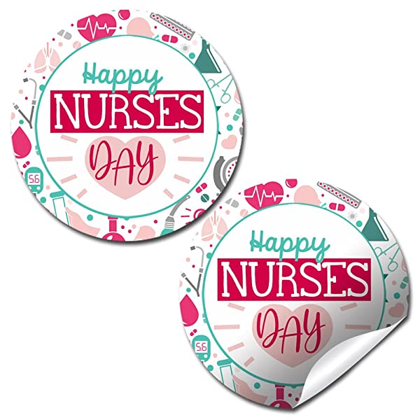 Happy Nurses Day Nurse Appreciation Stickers – Amanda Creation
