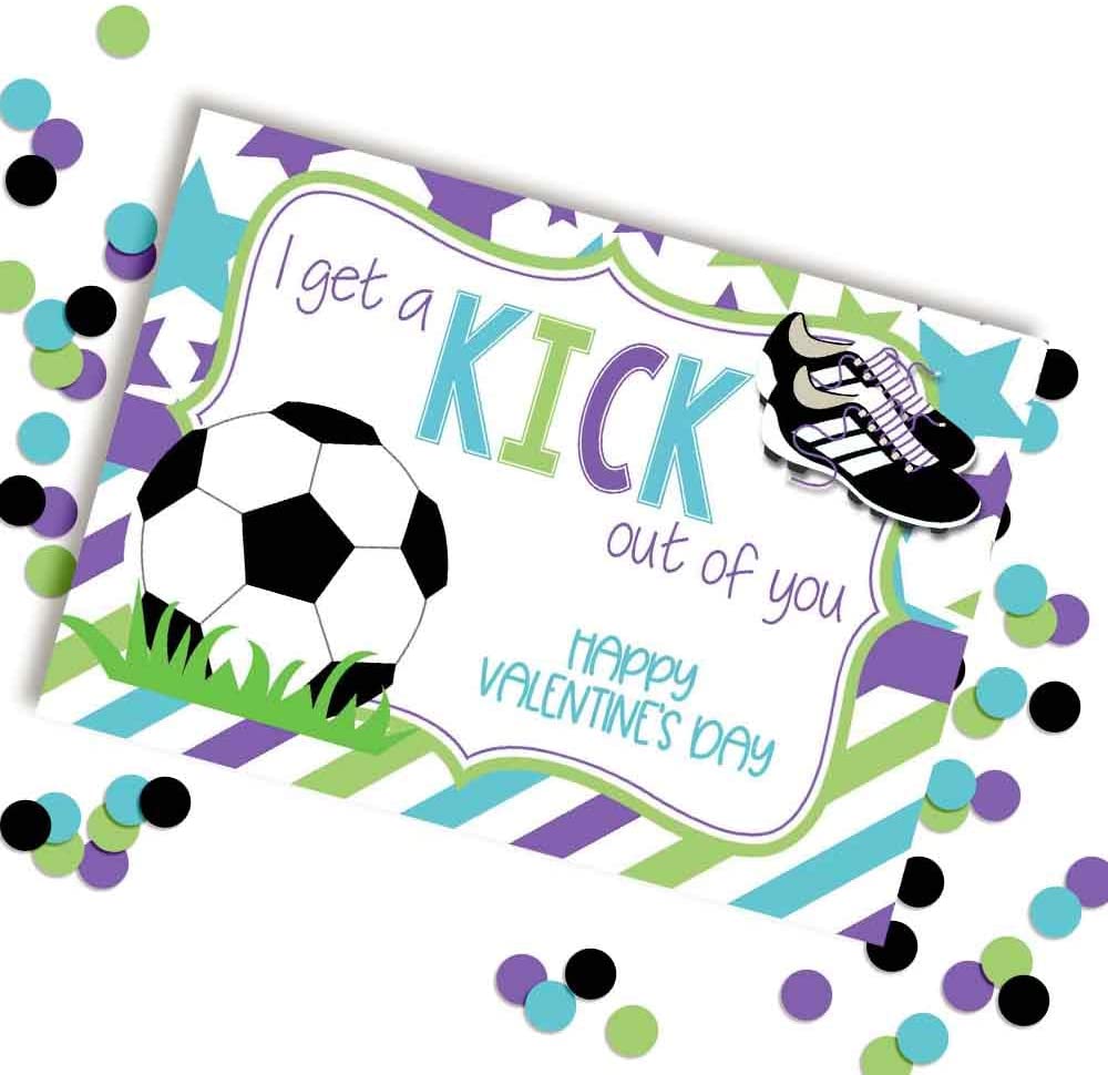 Soccer Classroom Valentine Exchange Cards – Amanda Creation