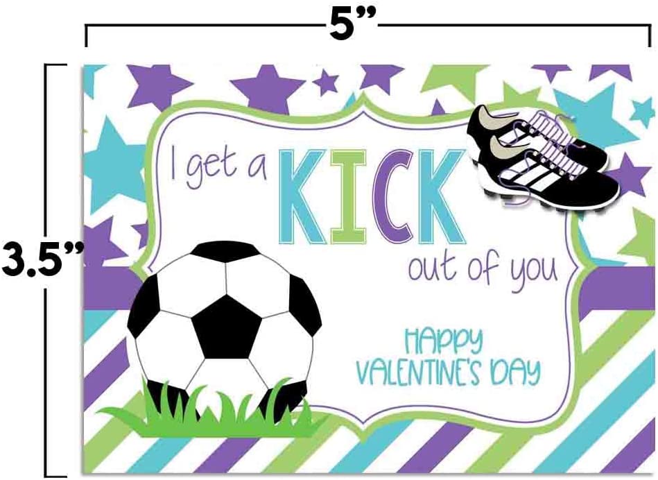 Soccer Classroom Valentine Exchange Cards – Amanda Creation