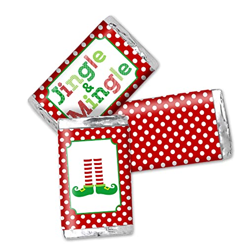 Jingle and Mingle Christmas Mini Candy Bar Wrappers – Amanda Creation