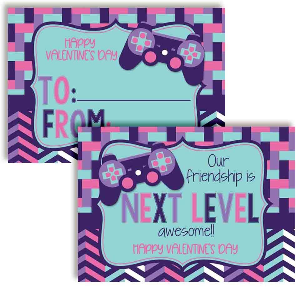Video Game Classroom Valentine Exchange Cards – Amanda Creation