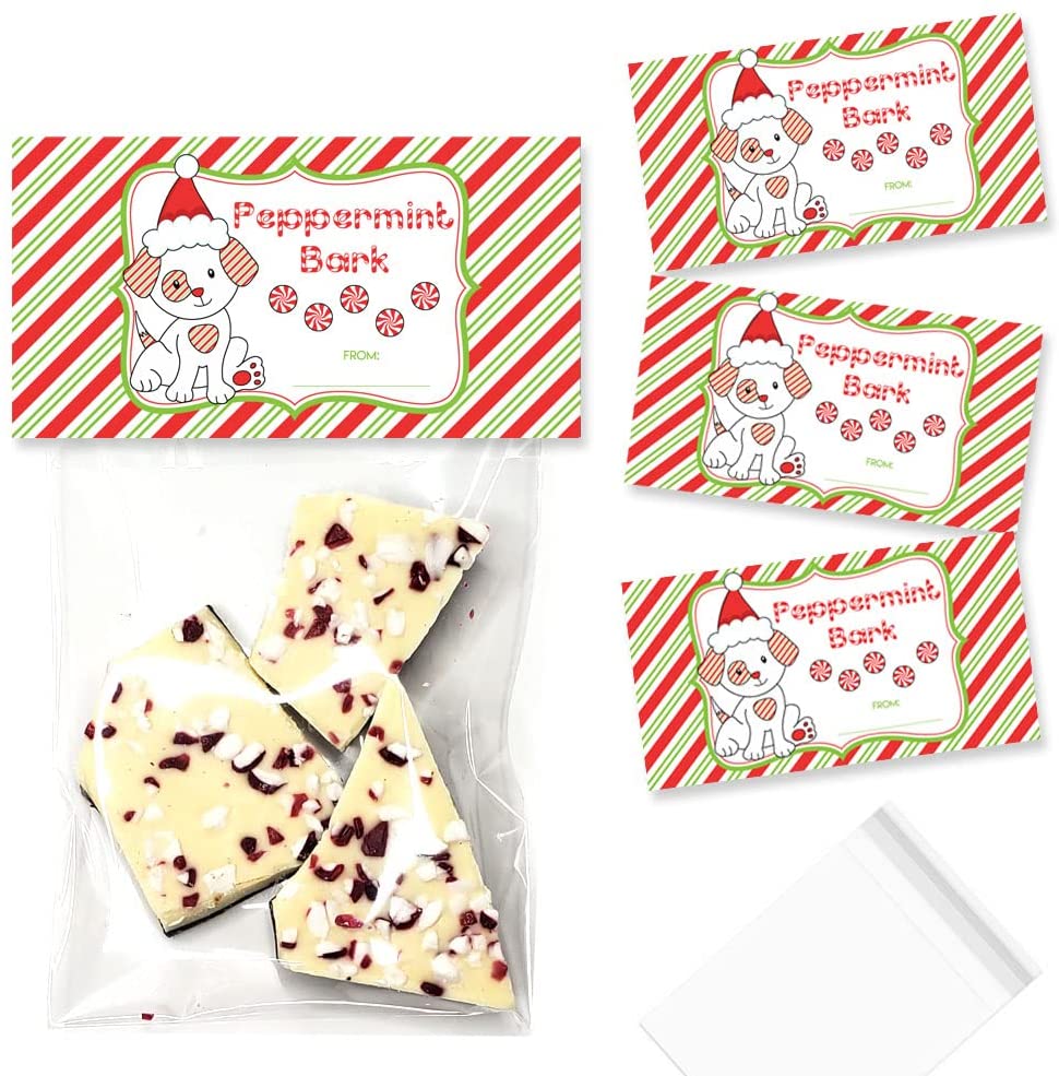 Peppermint Bark Christmas Bag Toppers – Amanda Creation
