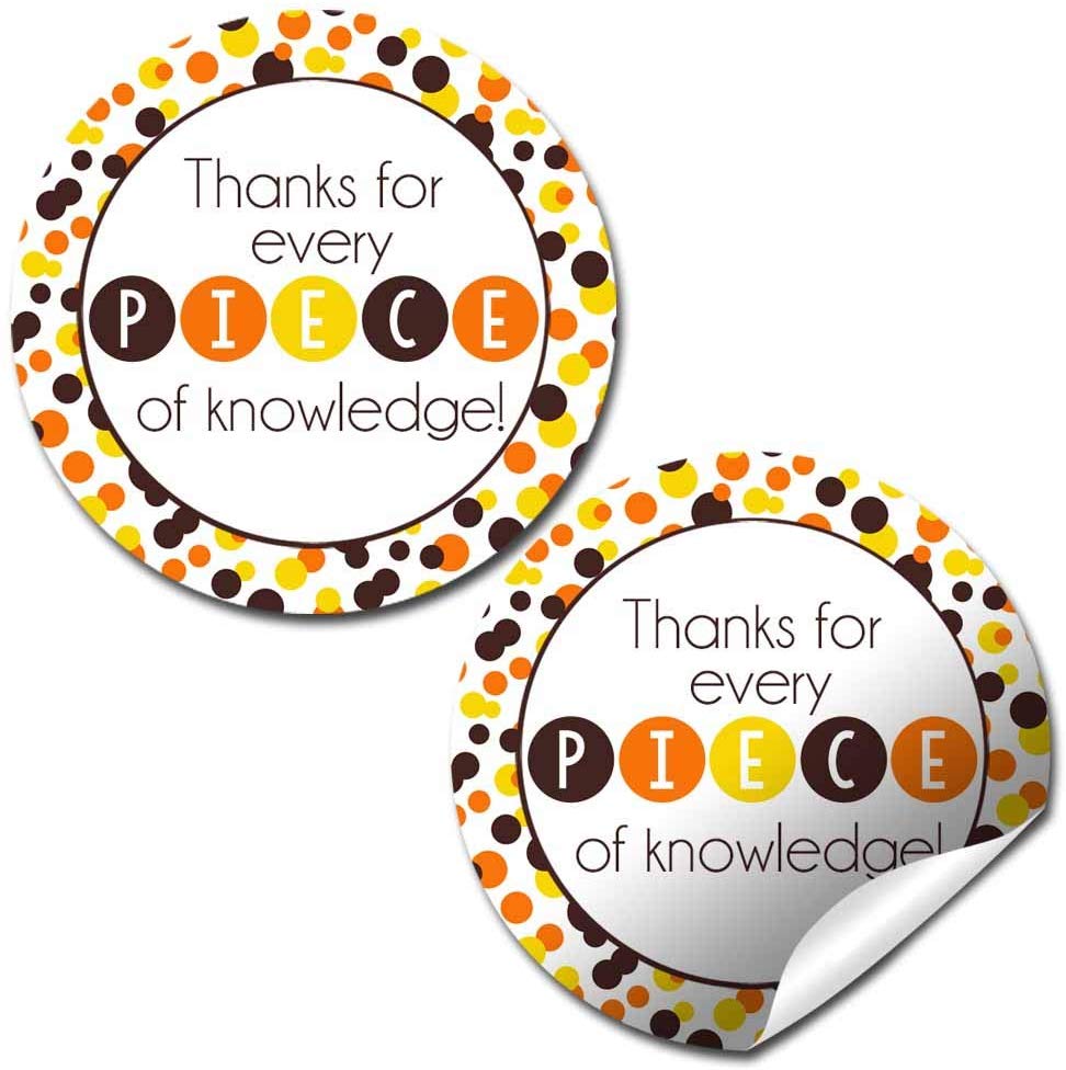 Piece of Knowledge Teacher Appreciation Stickers – Amanda Creation