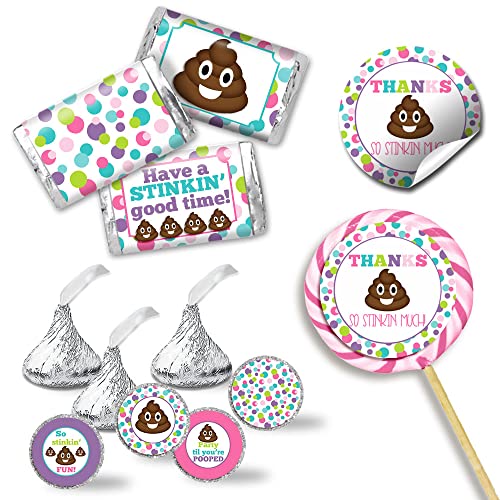 Party Pooper Girl Birthday Party Sticker Bundle – Amanda Creation