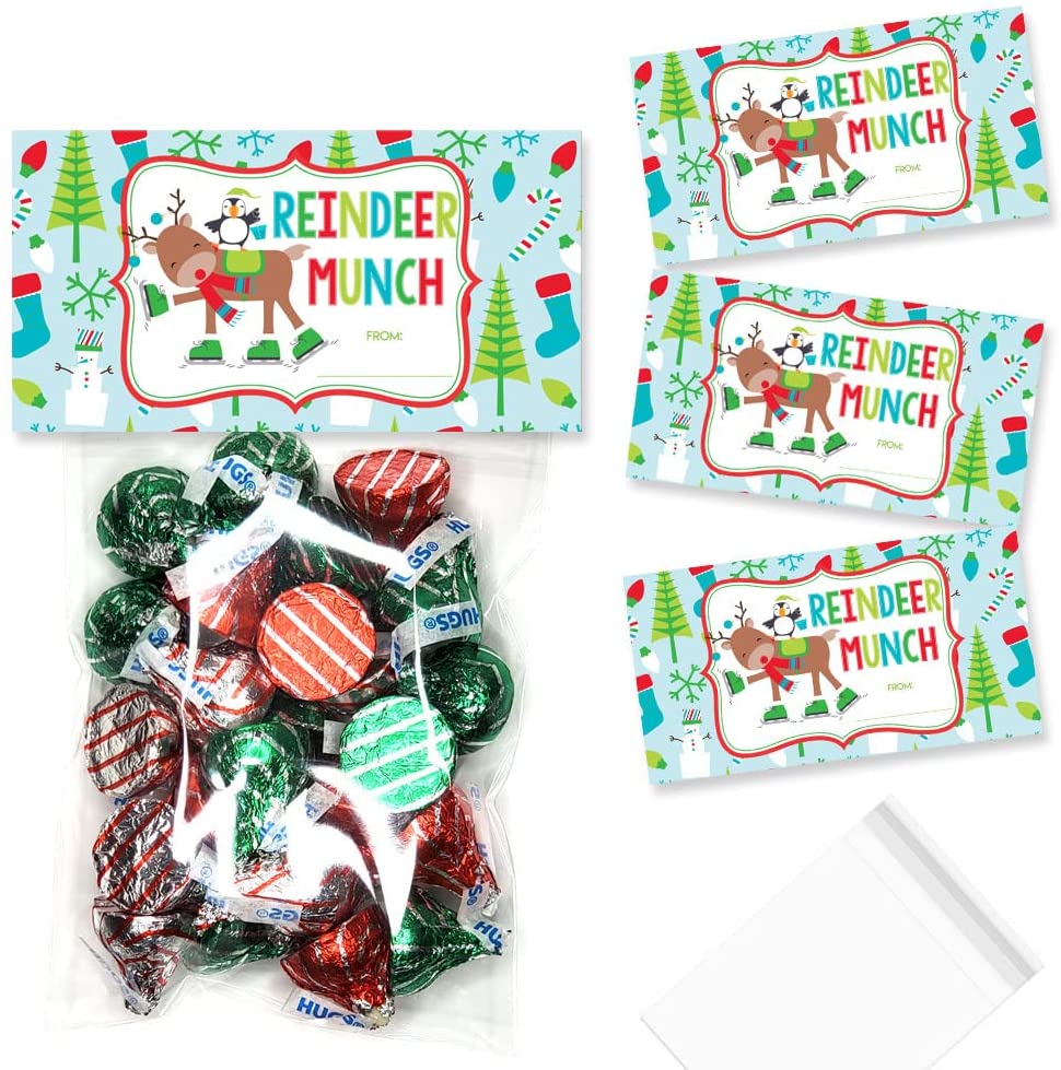 Reindeer Munch Christmas Bag Toppers – Amanda Creation